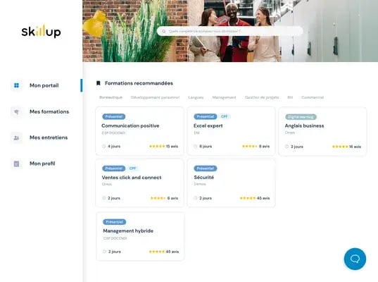 Skillup : Digitalisez votre gestion de la formation